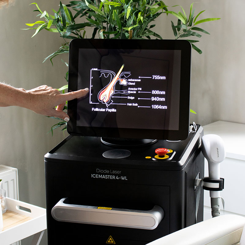 Diode ICE 4-Wave Master ontharingslaser – Beauty and Bodyshaping